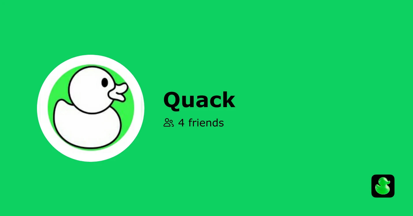 Quack, 4 amigos no Quack. Bora conhecer eles!