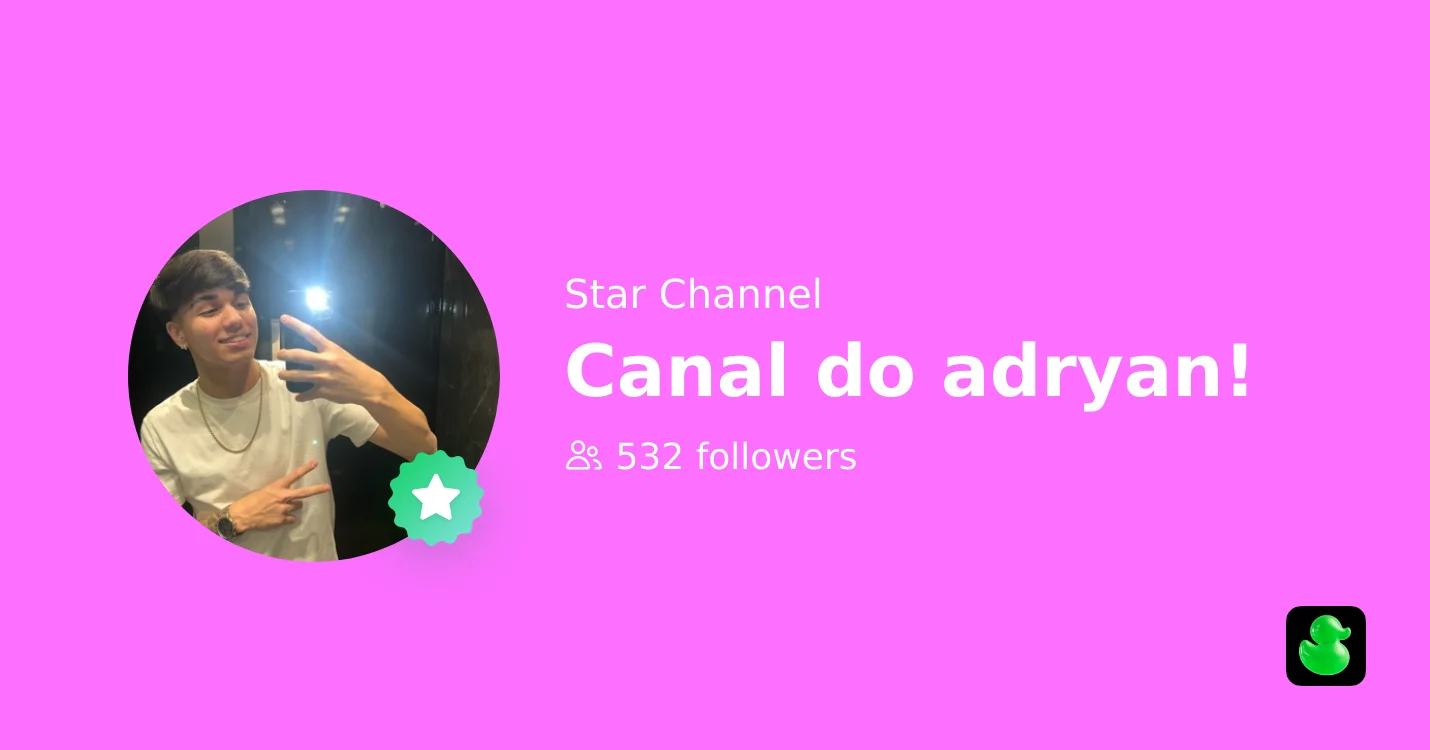 Canal do adryan!
