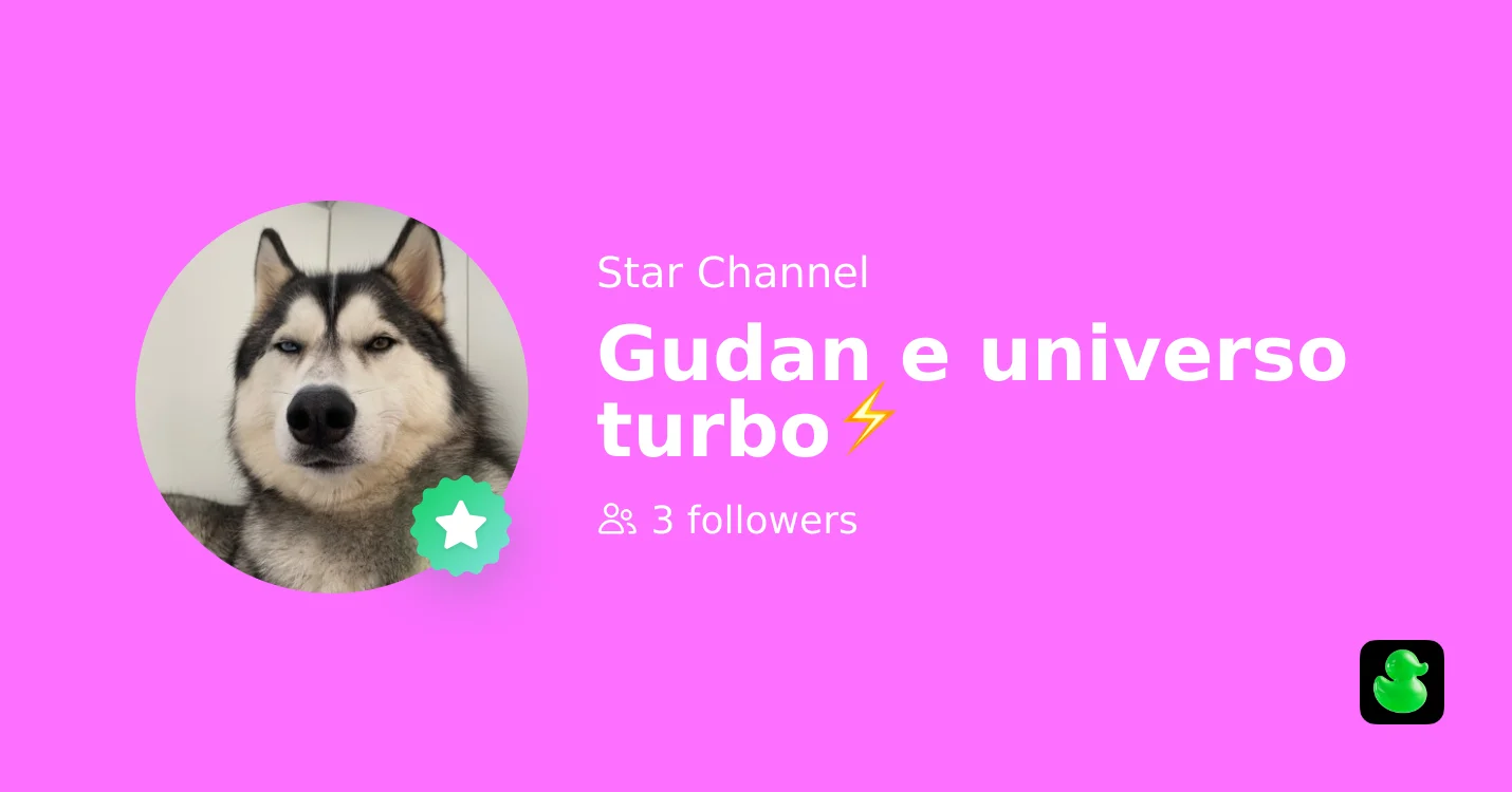 Gudan e universo turbo⚡️