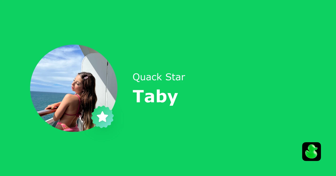 Taby, 93 amigos no Quack. Bora conhecer eles!