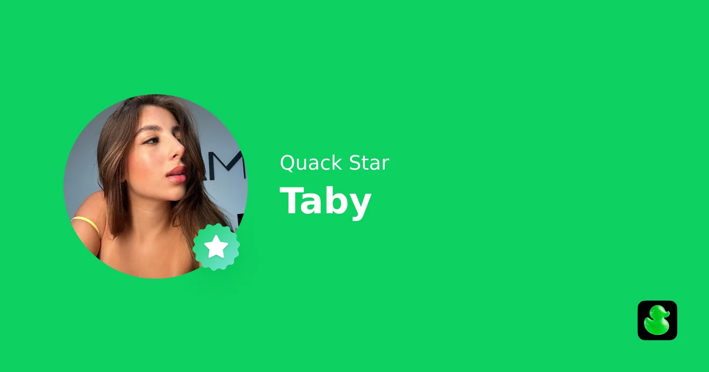 Taby, 69 amigos no Quack. Bora conhecer eles!